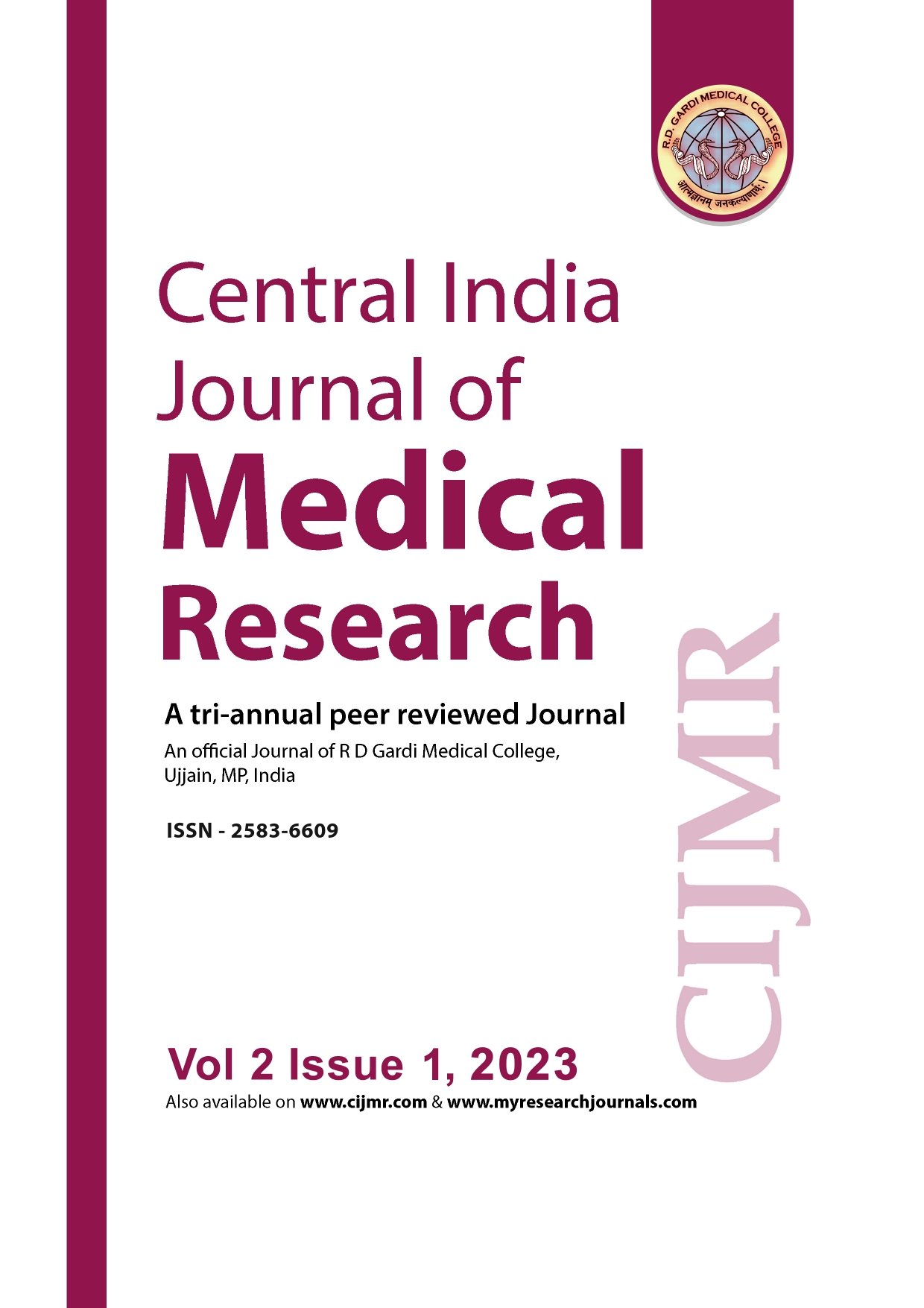 Central India Journal of Medical Research
